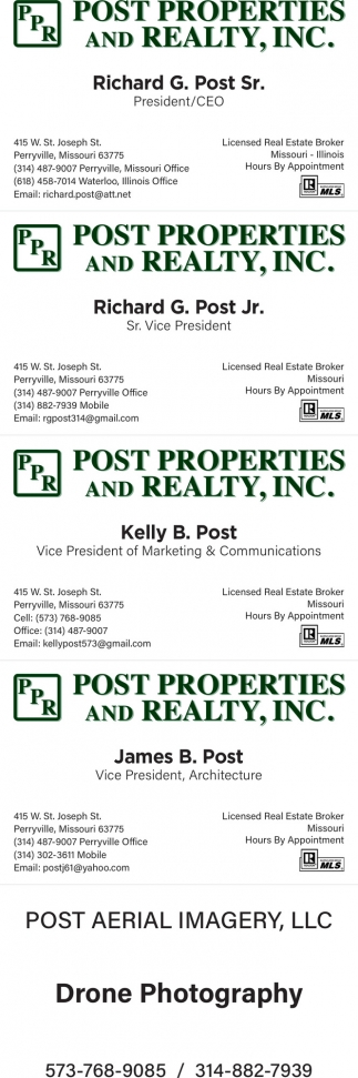 Richard G. Post Sr., Post Properties & Realty, Inc